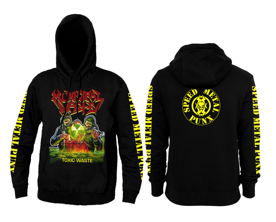 Municipal Waste - Toxic Waste Hooded Sweatshirt - Nuclear Waste