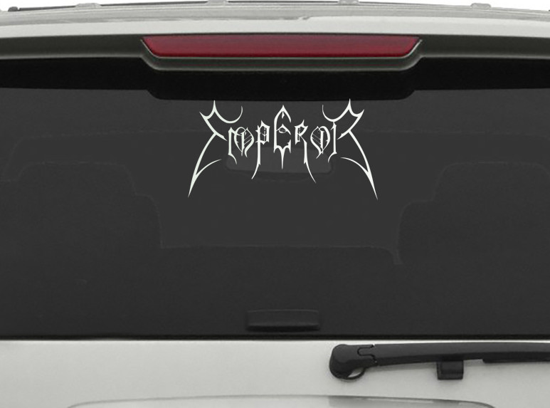 Emperor 7x2.5" Vinyl Cut Sticker - Nuclear Waste