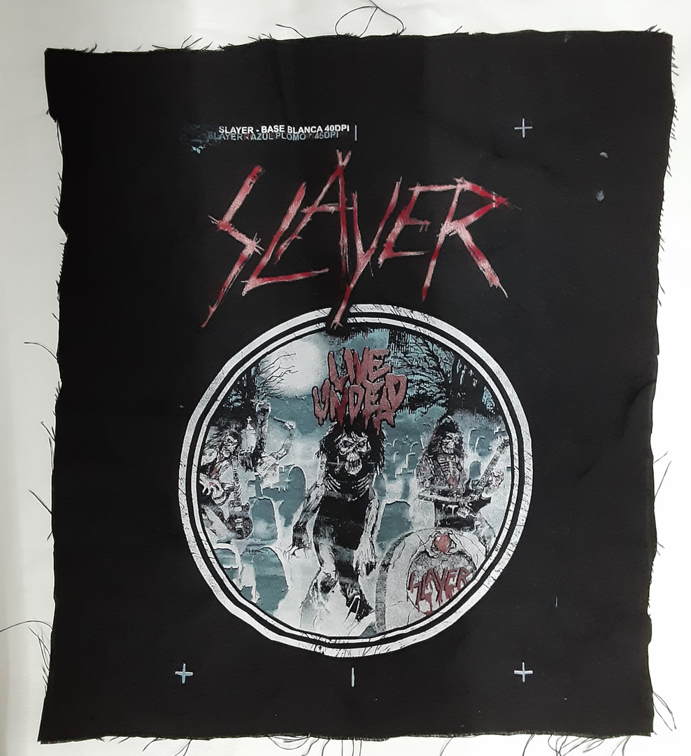 Slayer - Live Undead Test Backpatch