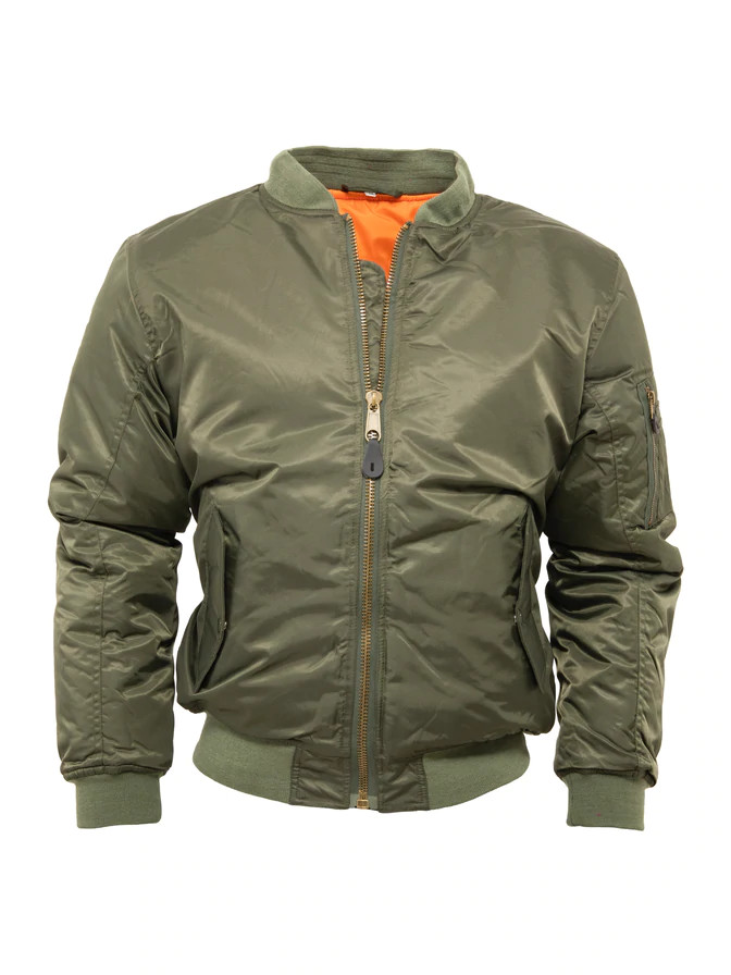 Olive Bomber Jacket