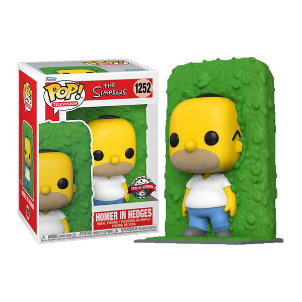 Funko Pop! The Simpsons Homer In Hedges #1252 - Nuclear Waste