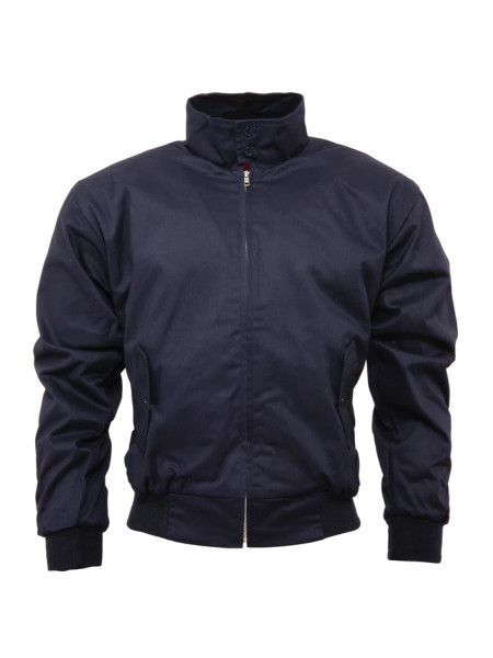 Relco Classic Harrington Jacket in Navy - Nuclear Waste