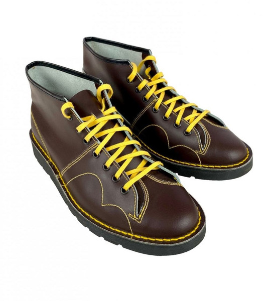 Delicious Junction Monkey Oxblood Boots - Nuclear Waste