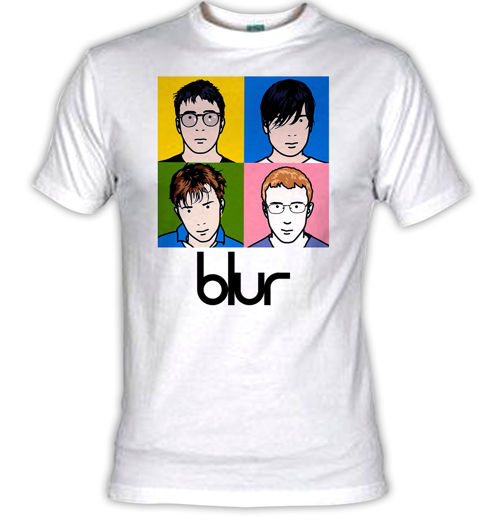 Blur - Faces White T-Shirt - Nuclear Waste