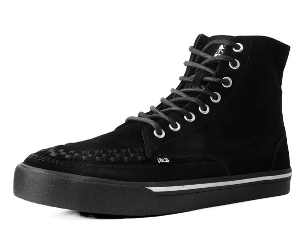 A3092 Black Suede 8i Sneaker Boots - Nuclear Waste