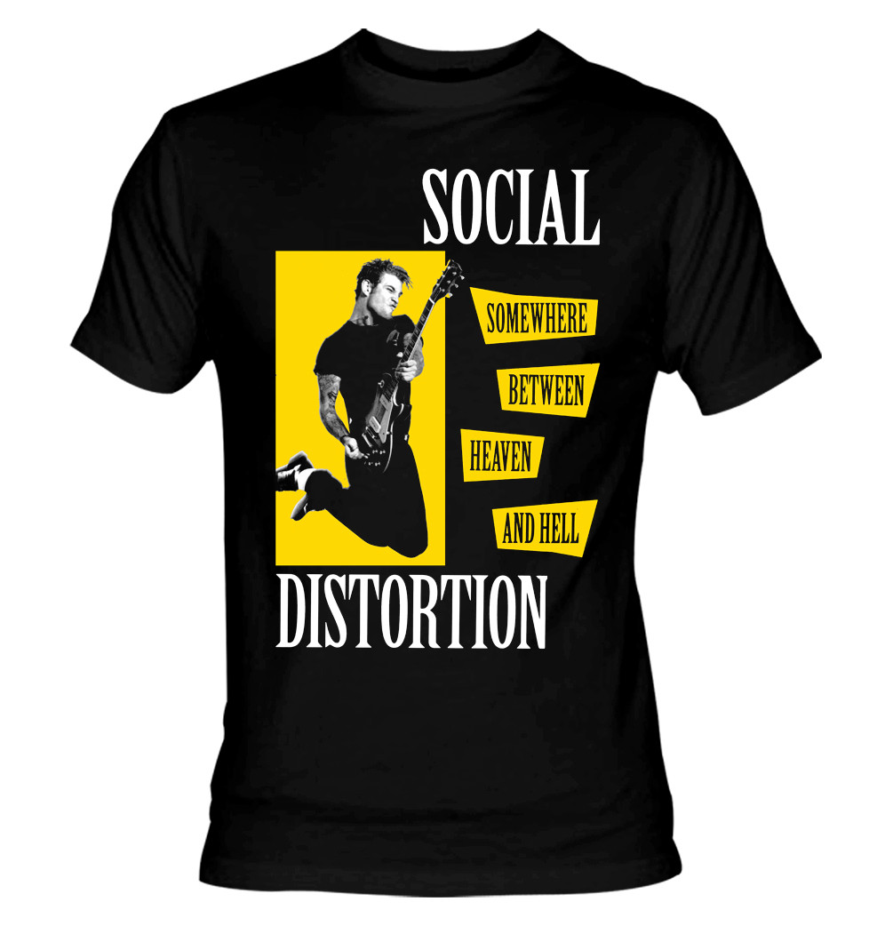 Social Distortion - Somewhere Between Heaven and Hell T-Shirt - Nuclear ...