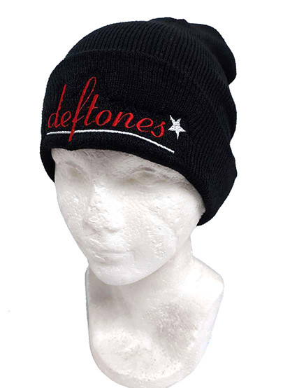 Deftones - Black Embroidered Beanie