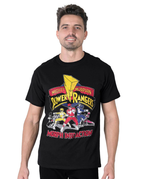 Power Rangers - Morph Into Action T-Shirt - Nuclear Waste