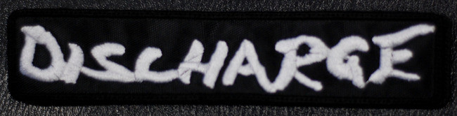 Discharge Logo Embroidered Patch