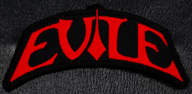 Evile Red Logo Embroidered Patch