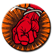 Metal - Saint Anger 1.5" Pin - Nuclear Waste