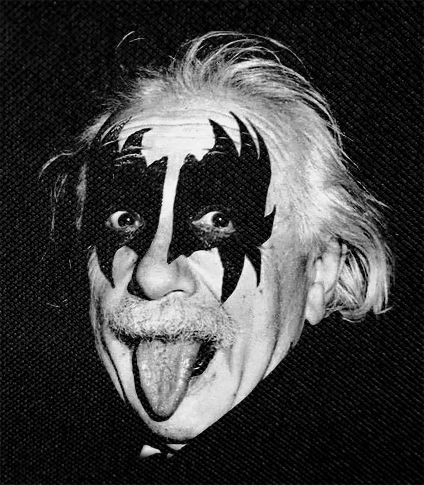 Corpse Paint Einstein 3.5x5" Printed Patch - Nuclear Waste