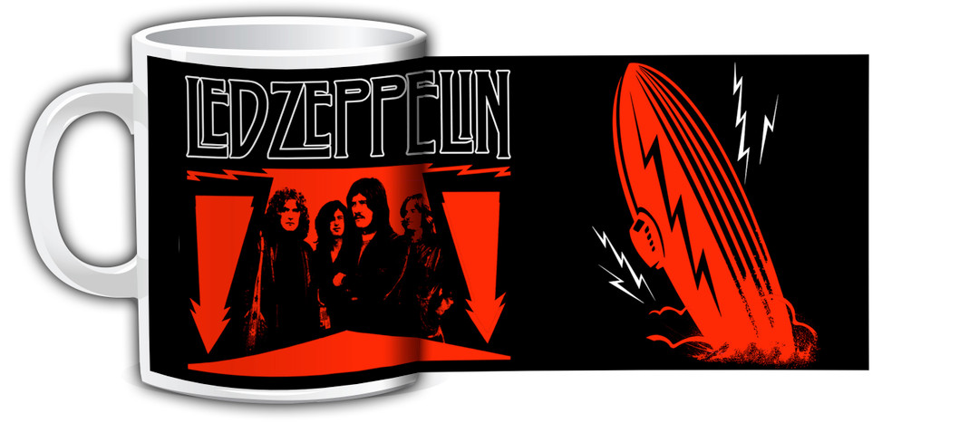 Led Zeppelin - Mothership Coffee Mug - Nuclear Waste