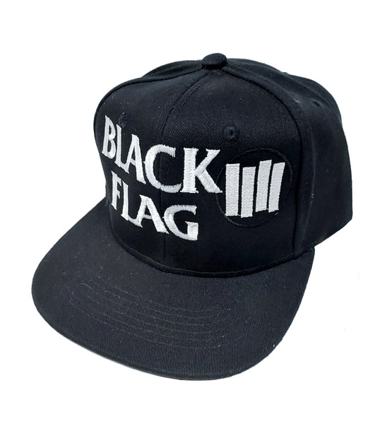 Black Flag Snapback Hat - Nuclear Waste
