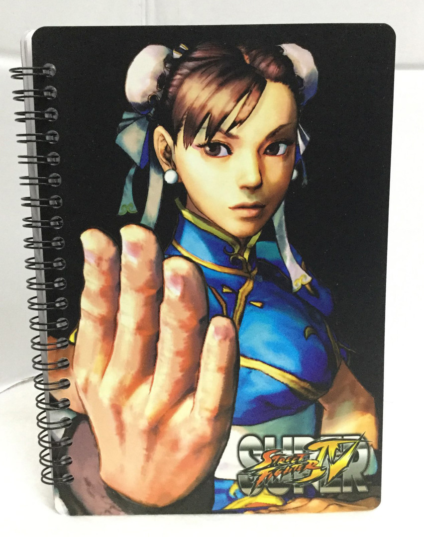 Super Street Fighter IV Spiral Notebook Chun Li & Cammy - Nuclear Waste