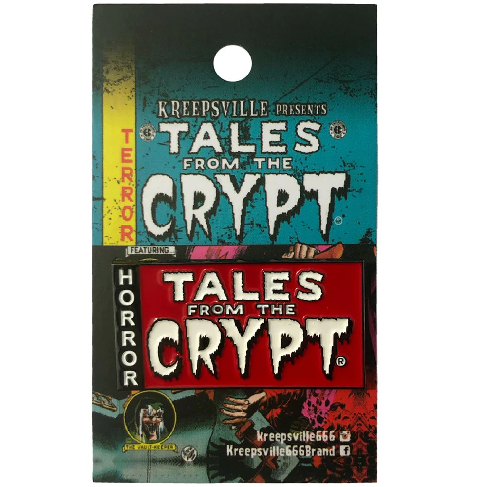 Tales From The Crypt Logo Enamel Pin Badge - Nuclear Waste