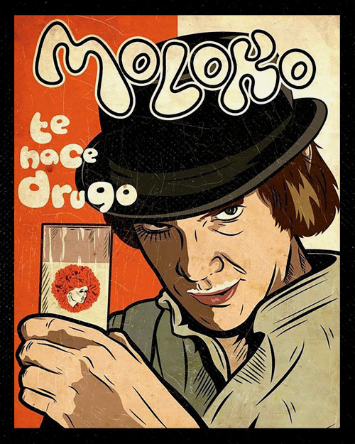 A Clockwork Orange - Moloko 4x5" Color Patch - Nuclear Waste