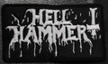 Hellhammer White Logo Embroidered Patch