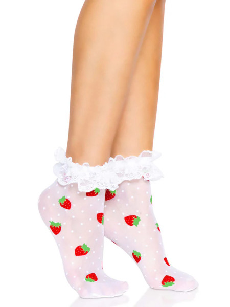 Strawberry Ruffle Anklets - Nuclear Waste