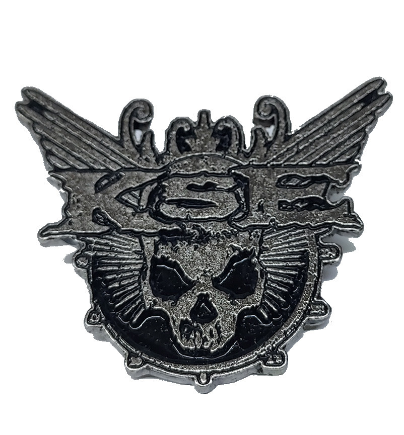 Killswitch Engage - Winged Skull 2" Metal Badge Pin - Nuclear Waste