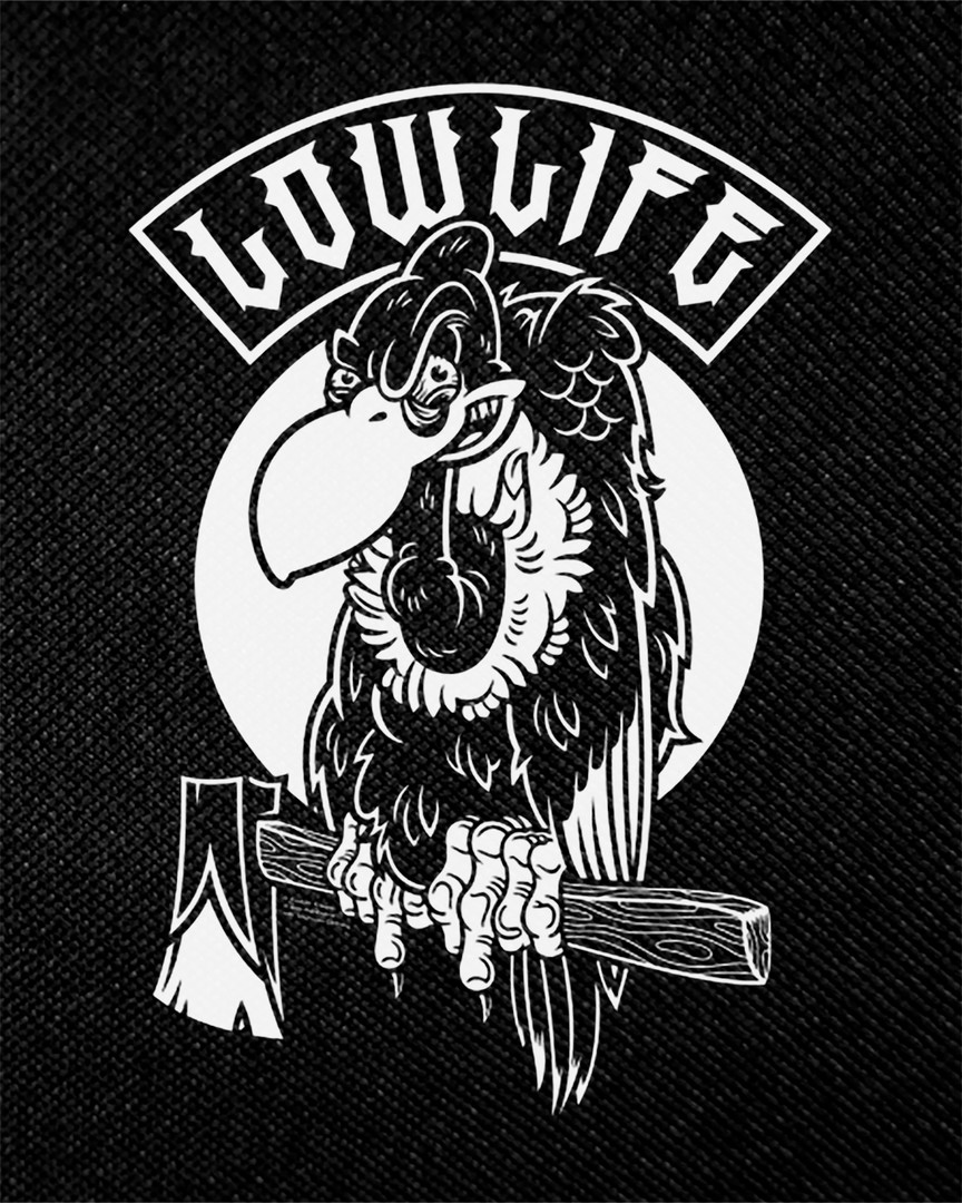 LowLife - Buzzard 4x5" Printed Patch - Nuclear Waste