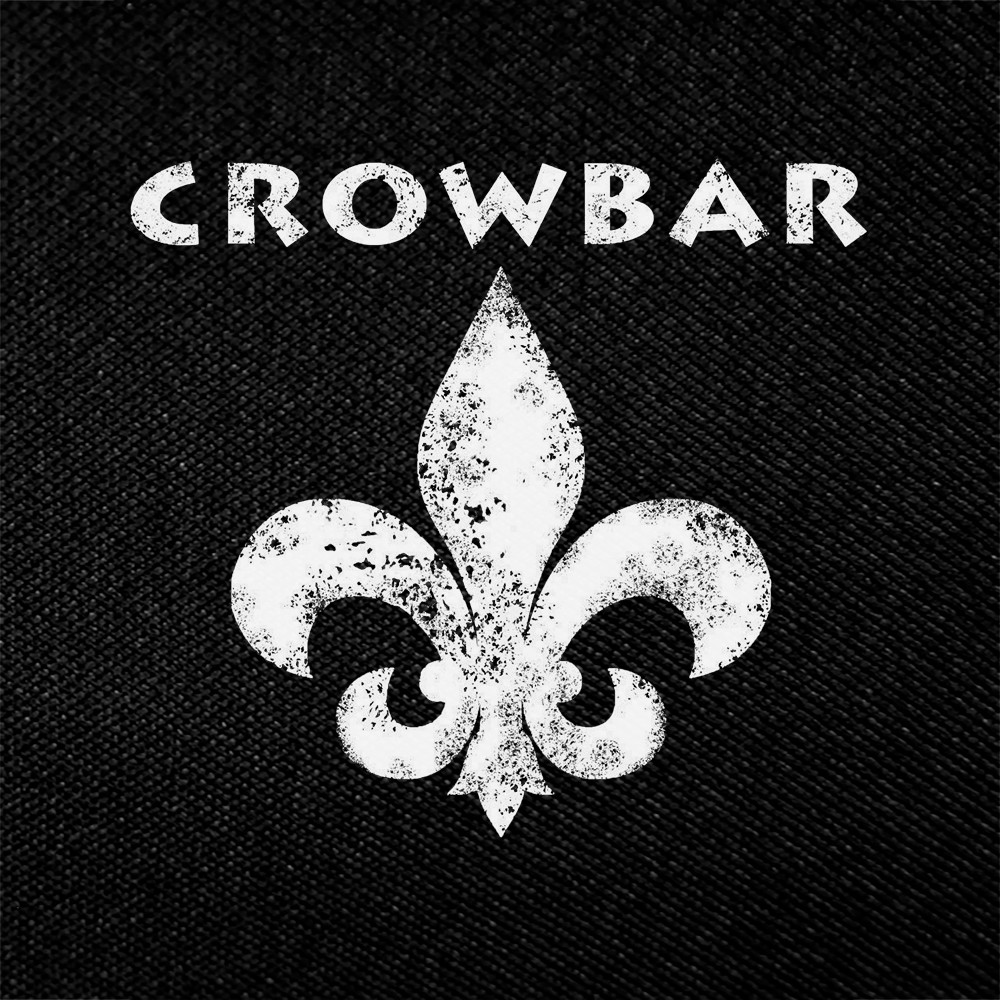 Crowbar - Fleur de Lis 4x4" Printed Patch - Nuclear Waste