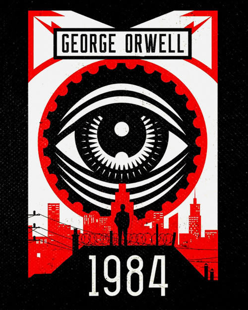George Orwell - 1984 4x5" Color Patch - Nuclear Waste