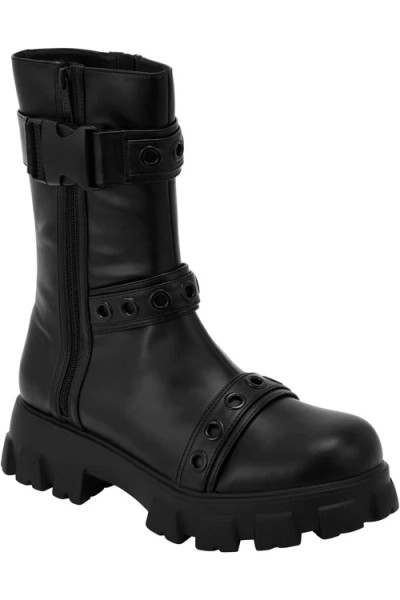 Astral Ash Unisex Combat Boots - Nuclear Waste