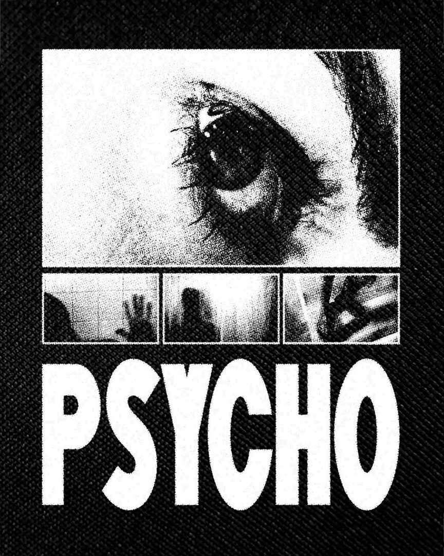 Psycho - Eye 4x5" Printed Patch - Nuclear Waste