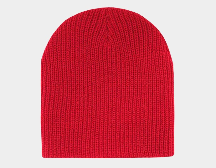 Red GI Cuffless Watch Cap - Nuclear Waste