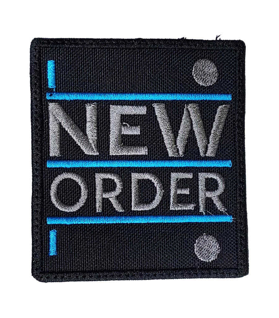New Order - Logo 2X3" Embroidered Patch - Nuclear Waste