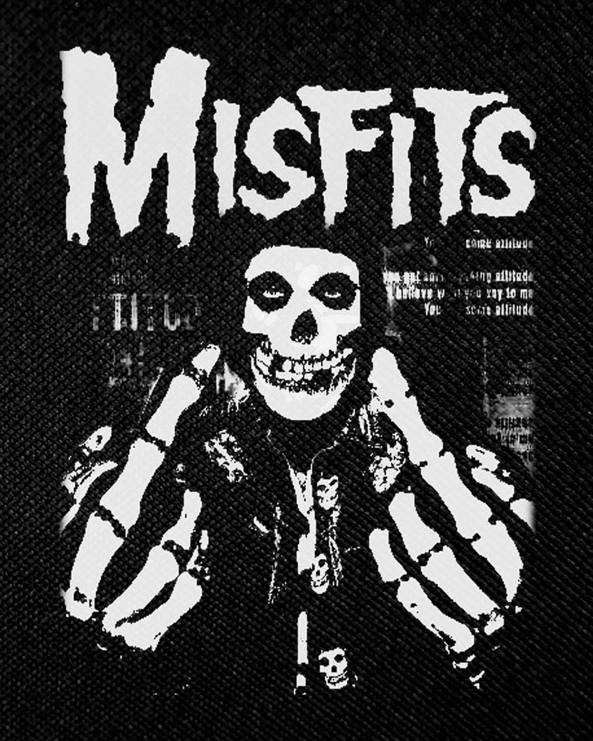 Misfits - Punk Fiend 4x5" Printed Patch - Nuclear Waste