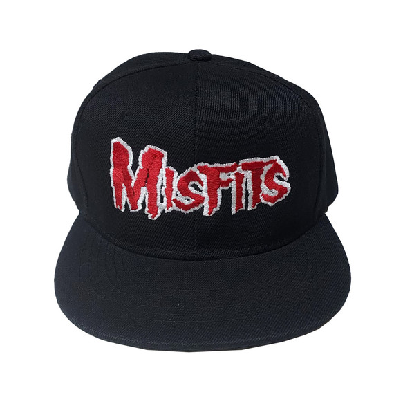 Misfits - Red Logo Snapback Cap - Nuclear Waste