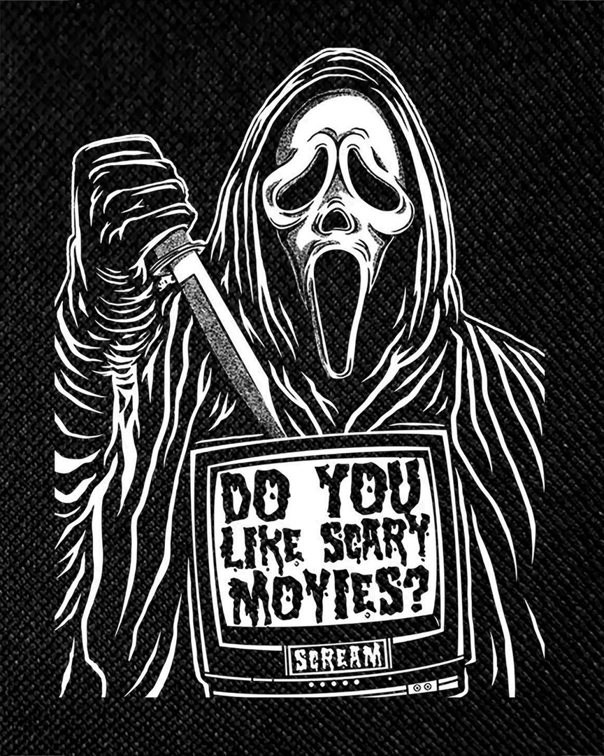 Scream - Do You Like Scary Moview? 4x5" Printed Patch - Nuclear Waste