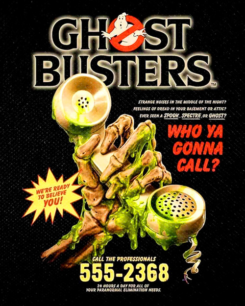 Ghostbusters - Who You Gonna Call? 4x5" Color Patch - Nuclear Waste
