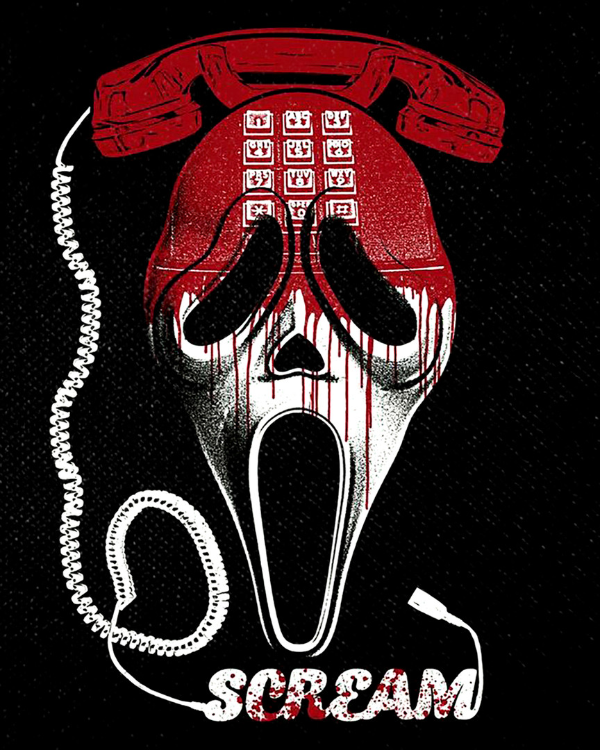 Scream - Telephone 6 4x5" Color Patch - Nuclear Waste