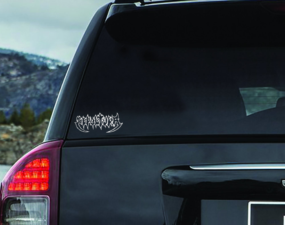 sepultura logo sticker