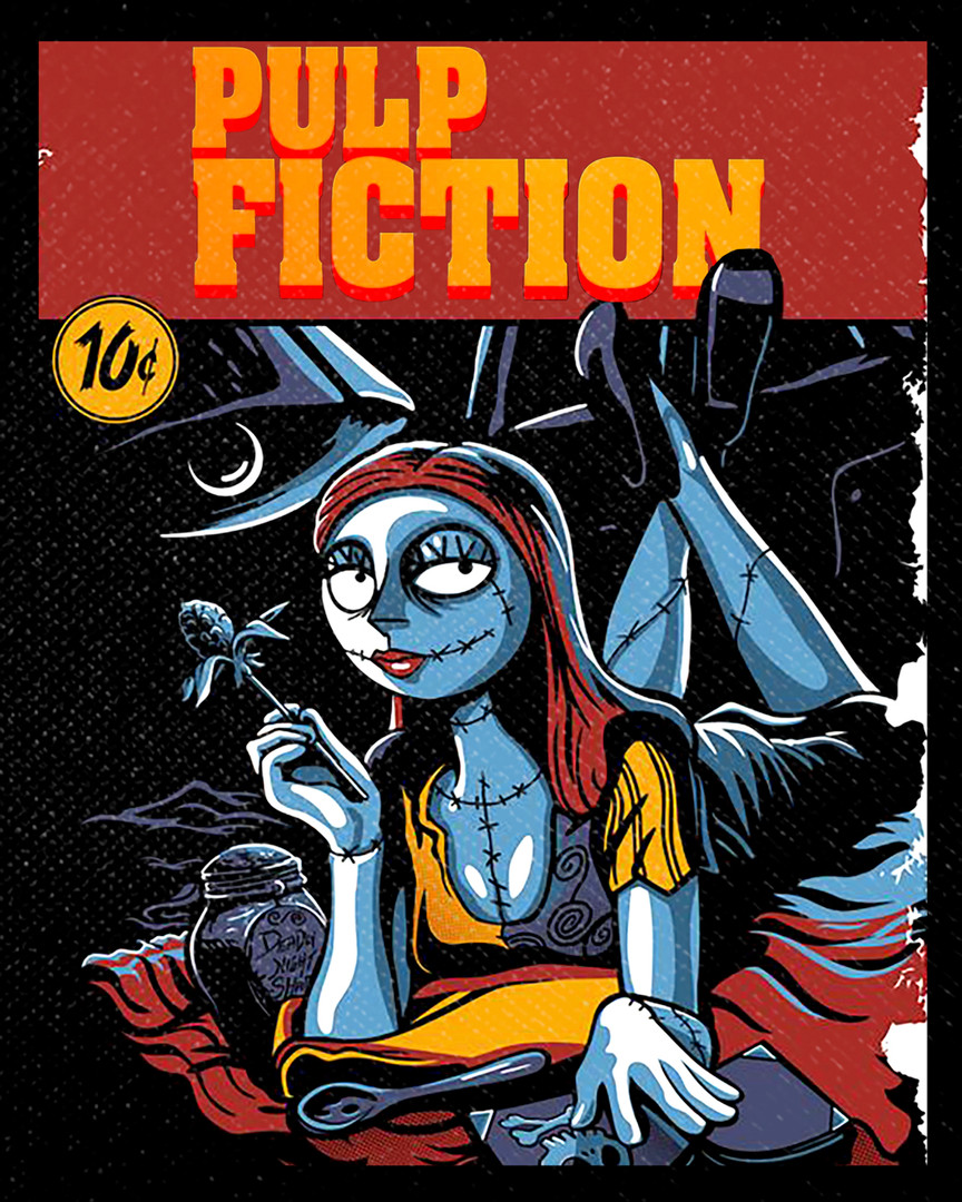 Pulp Fiction - Sally as Mia 4x5" Color Patch - Nuclear Waste