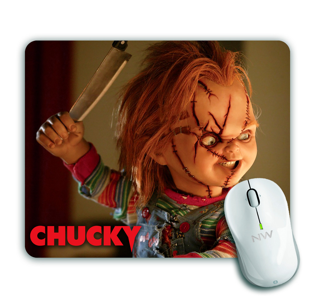 Chucky with Knife 9x7" Mousepad - Nuclear Waste