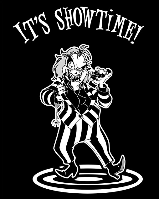 Beetlejuice - It's Showtime! 4x5" Printed Sticker - Nuclear Waste