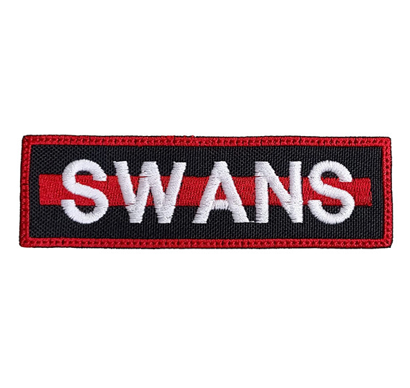 Swans - Logo 4.5x1.5" Embroidered Patch - Nuclear Waste