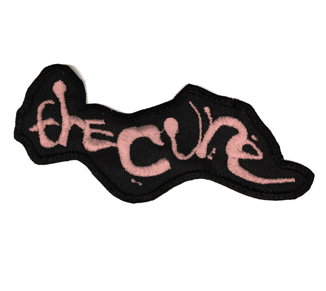The Cure - Splash Pink 5x2.5" Embroidered Patch - Nuclear Waste
