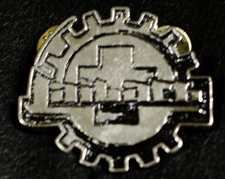Laibach - Logo 2" Metal Badge Pin - Nuclear Waste