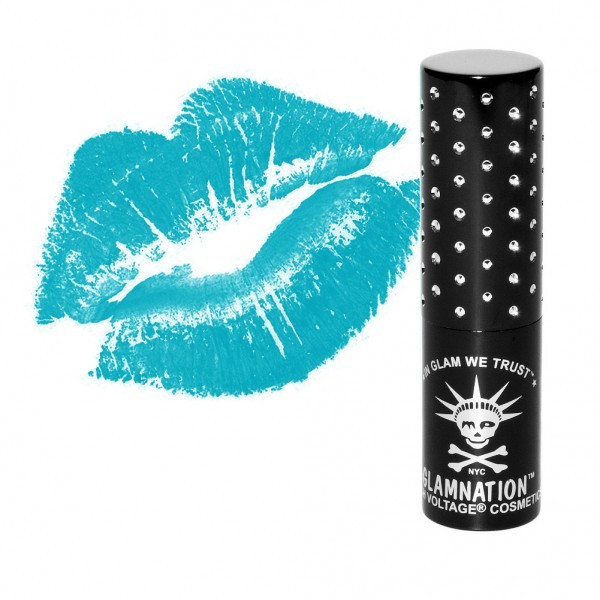 teal lipstick