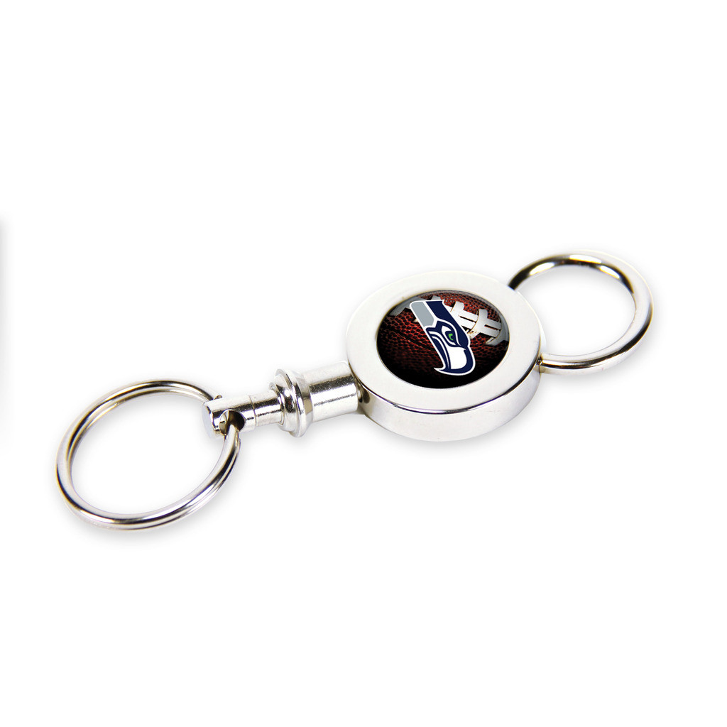 Seattle Seahawks Quick Release Valet Keychain - Sunset Key Chains