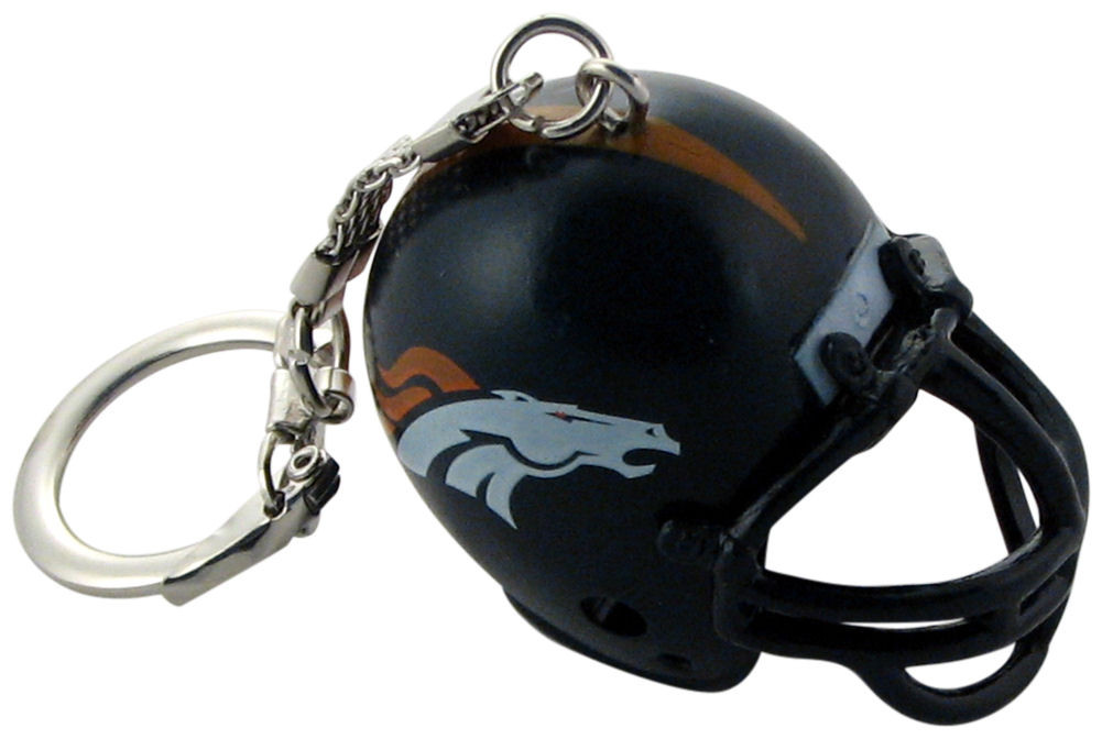 Denver Broncos Helmet Keychain - Sunset Key Chains
