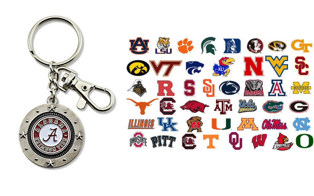NCAA Impact Keychain - Choose Your Team - Sunset Key Chains