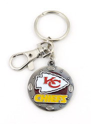 Kansas City Chiefs Helmet Keychain - Sunset Key Chains