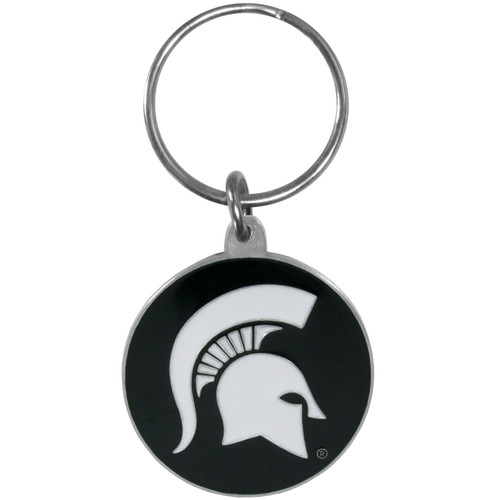 Michigan State University Pewter Keychain NCAA - Sunset Key Chains