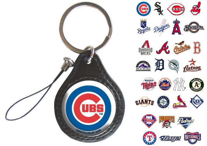 MLB Screen Cleaner Keychain - Choose Your Team - Sunset Key Chains